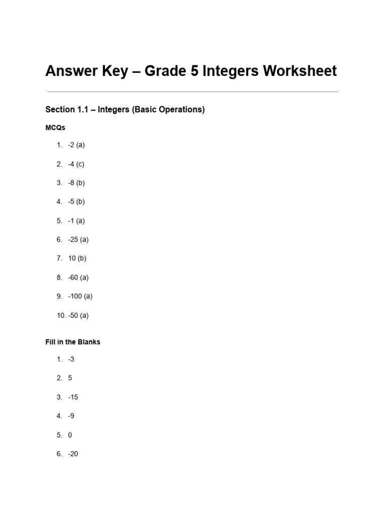 5 Math Ans | PDF