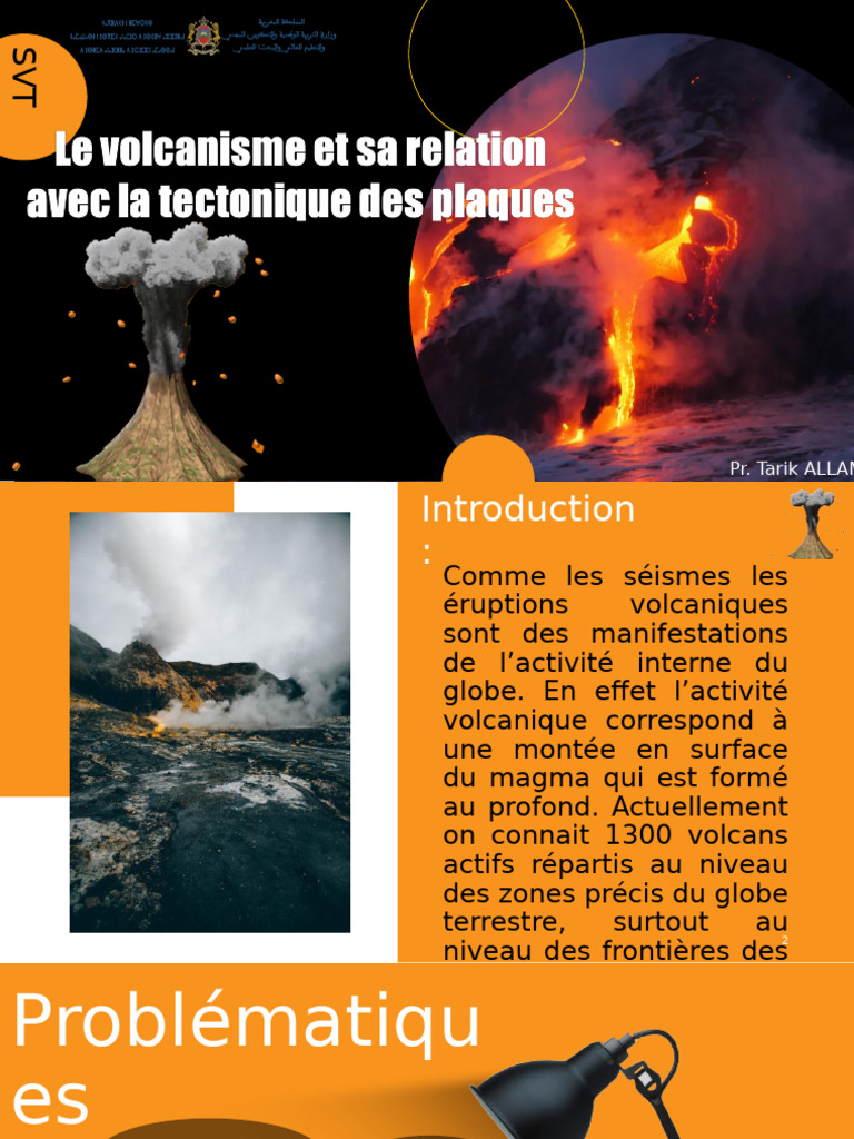 Volcanisme et Tectonique des Plaques | PDF | Volcan | Magma