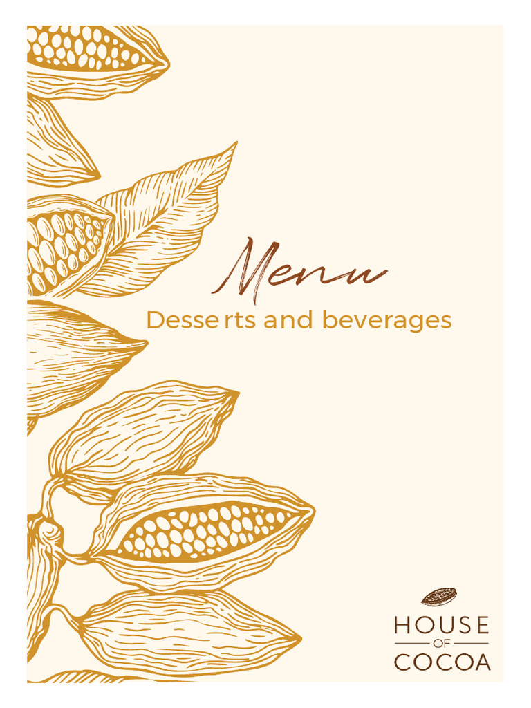Menu-June 25 | PDF | Chocolate | Confectionery