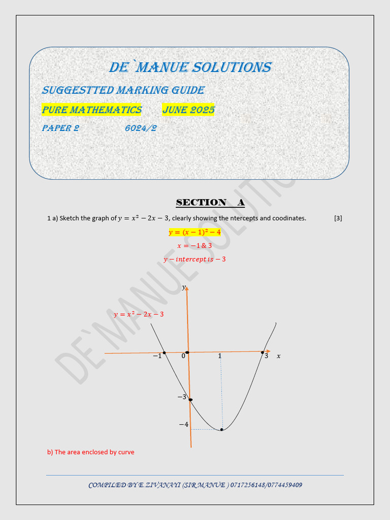 Pure Mathematics June 2025 Solutions | PDF | Group (Mathematics) | Algebra