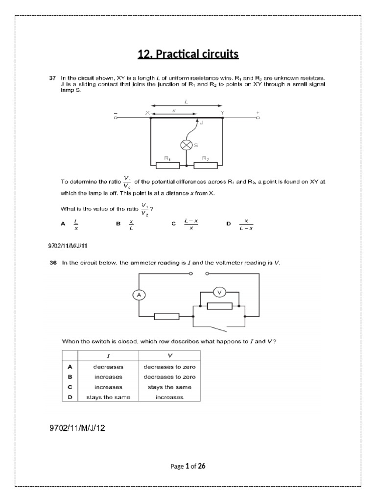 Practical Circuits Overview | PDF