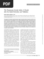 PSI/PORT Score for Pneumonia Risk | PDF | Pneumonia | Heart Failure