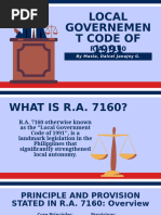 Irr Ra 7160 | PDF | Local Government | Non Governmental Organization