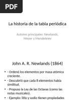 John Newlands | PDF | Tabla periódica | Química