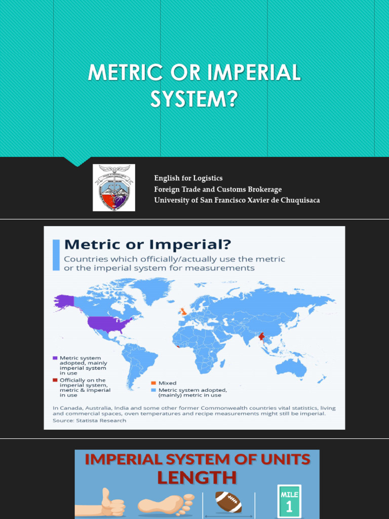 Metric or Imperial | PDF