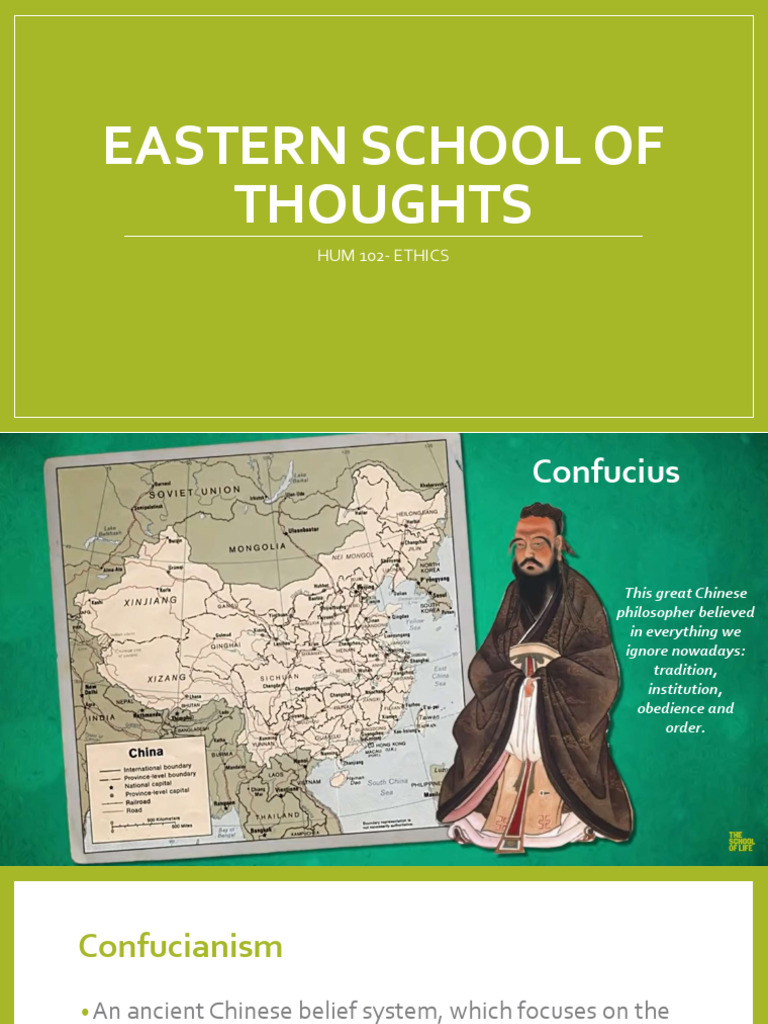 Midterm - Lesson 2 - Eastern School of Thoughts | PDF | Confucianism | Tao