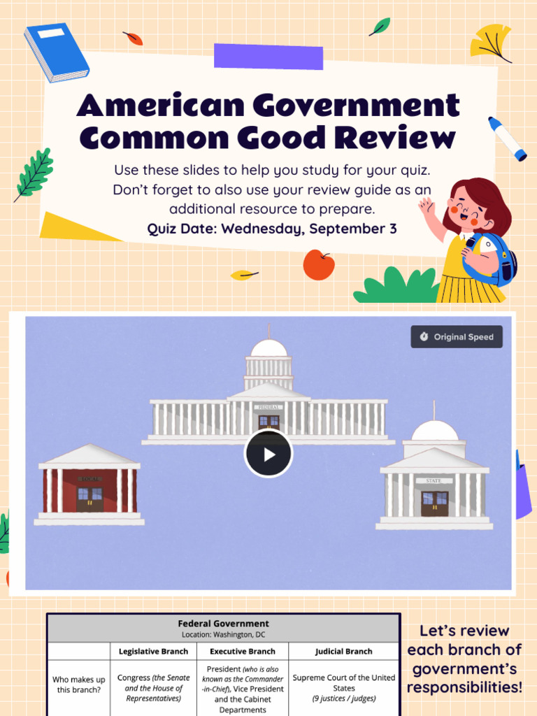 Study Guide for U.S. Government Quiz | PDF | Supreme Court Of The ...