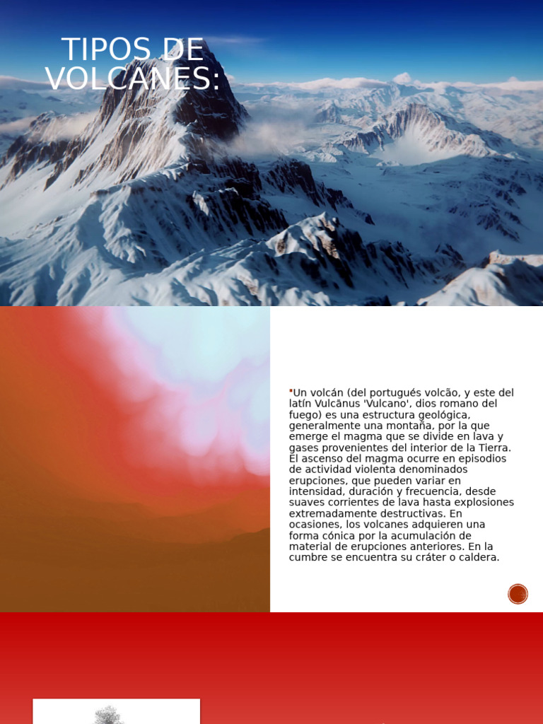Tipos de Volcanes | PDF