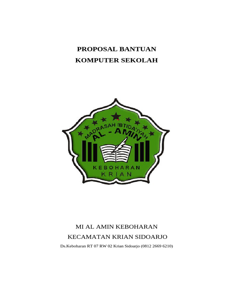 Proposal Bantuan Komputer Sekolah | PDF