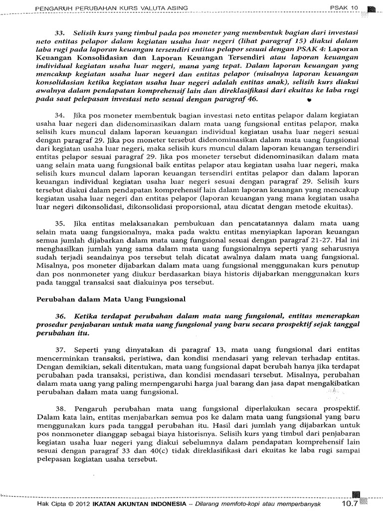 Psak 10-1 | PDF