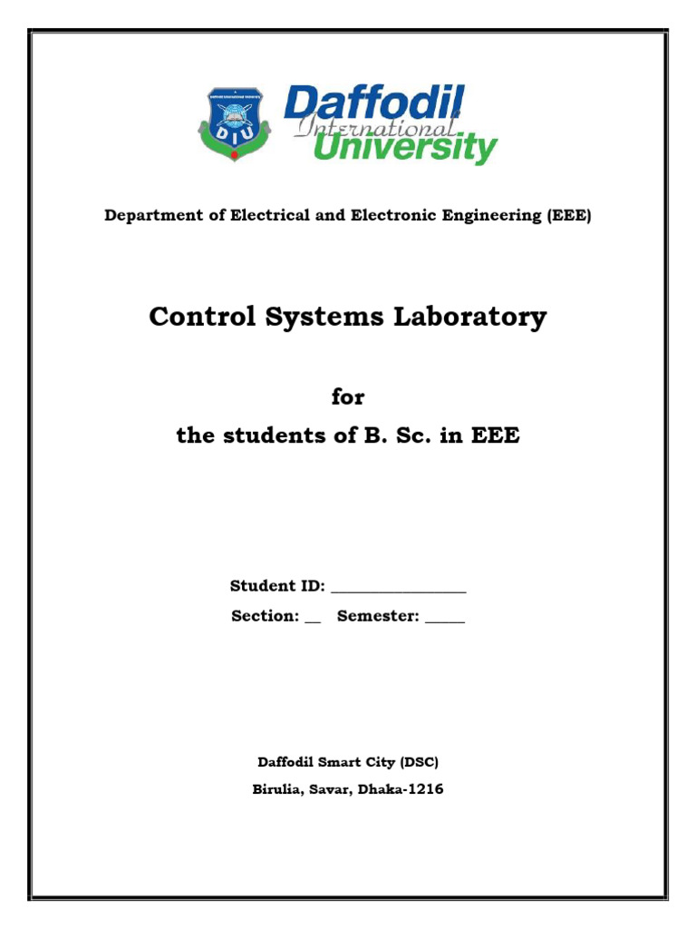 MATLAB Control Systems Lab Guide | PDF | Control Theory | Applied ...