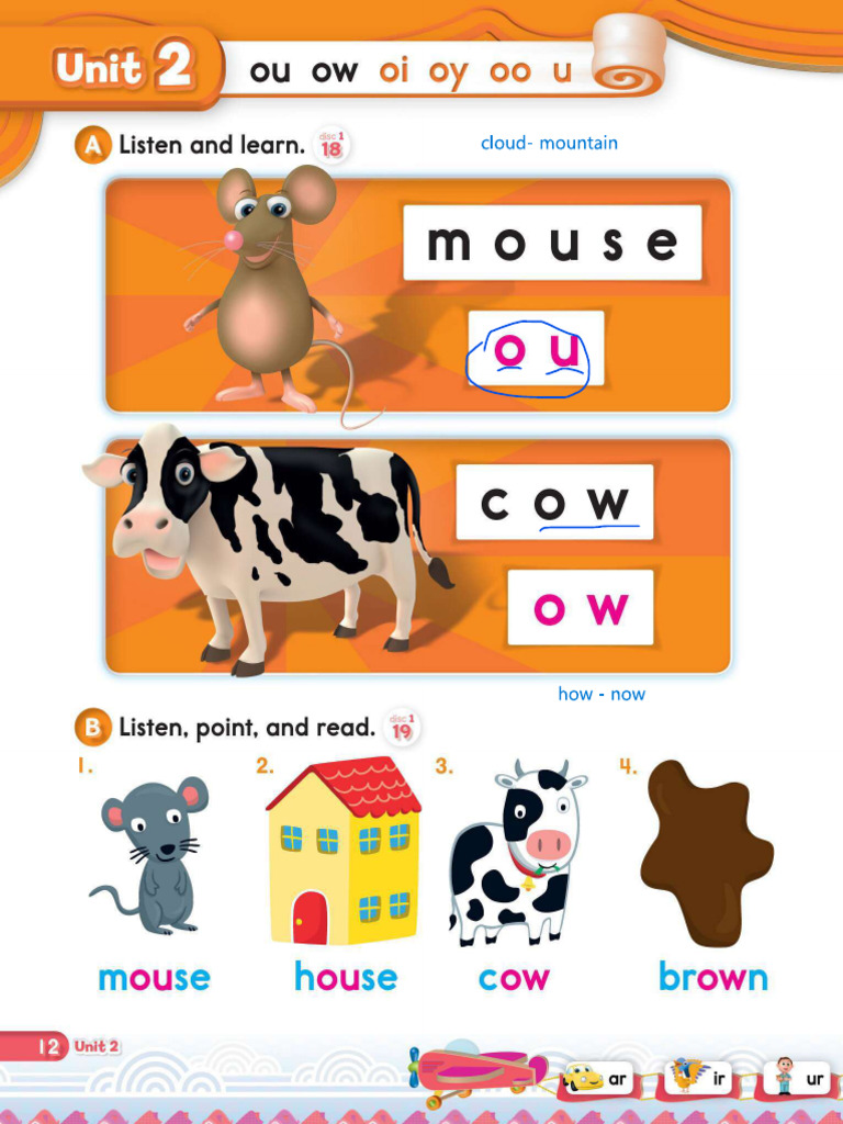 Sounds Ou, Ow, Etc | PDF