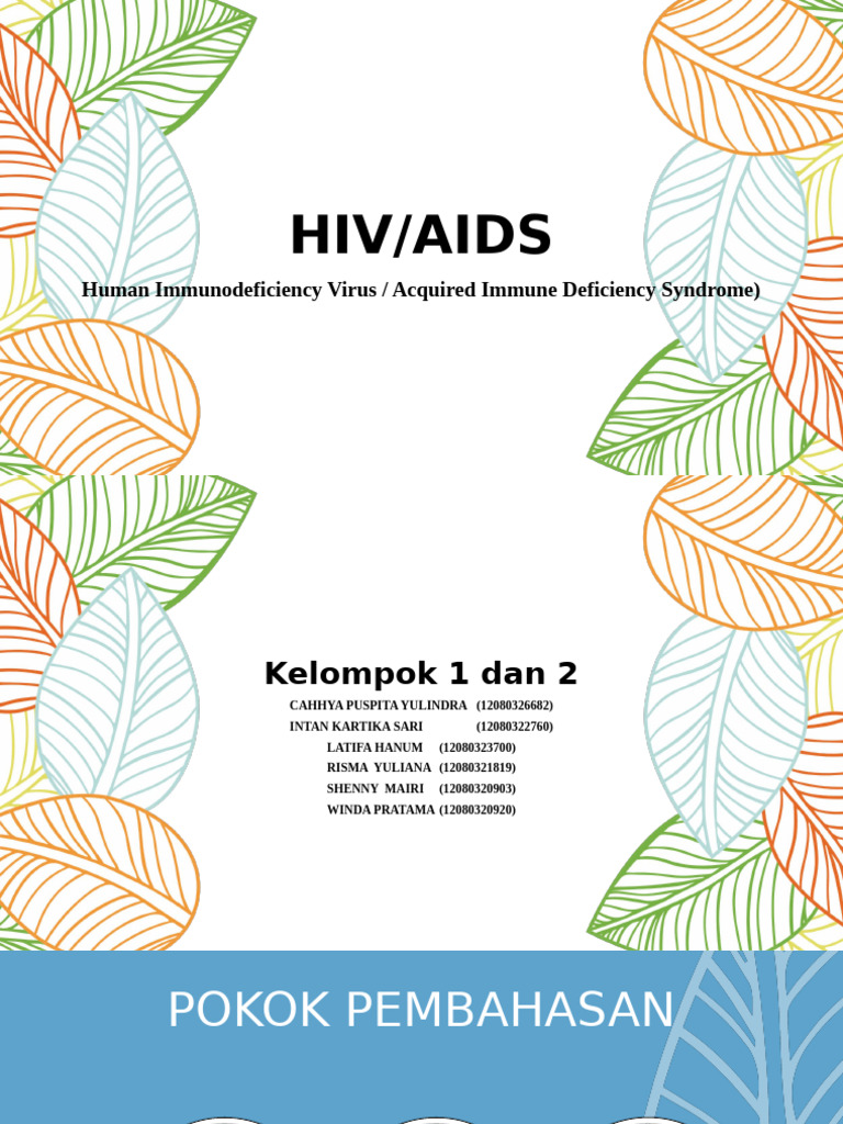 Pemahaman HIV/AIDS dan Nutrisi Pasien | PDF