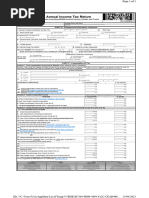 BIR Annual Income Tax Return Form | PDF | Tax Deduction | Income