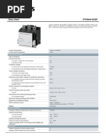 Siemens 3TF Contactors Datasheet | PDF | Alternating Current | Mains ...