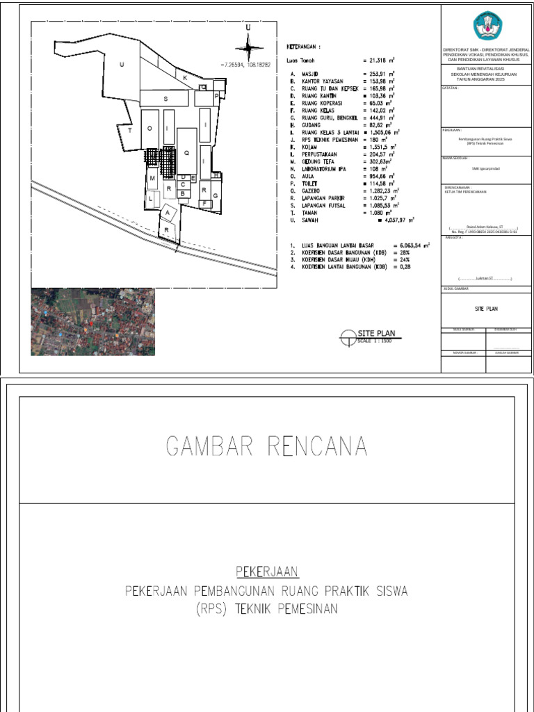 Gambar Gedung RPS Dan Gedung Lab. IPAS Revisi Fiks | PDF