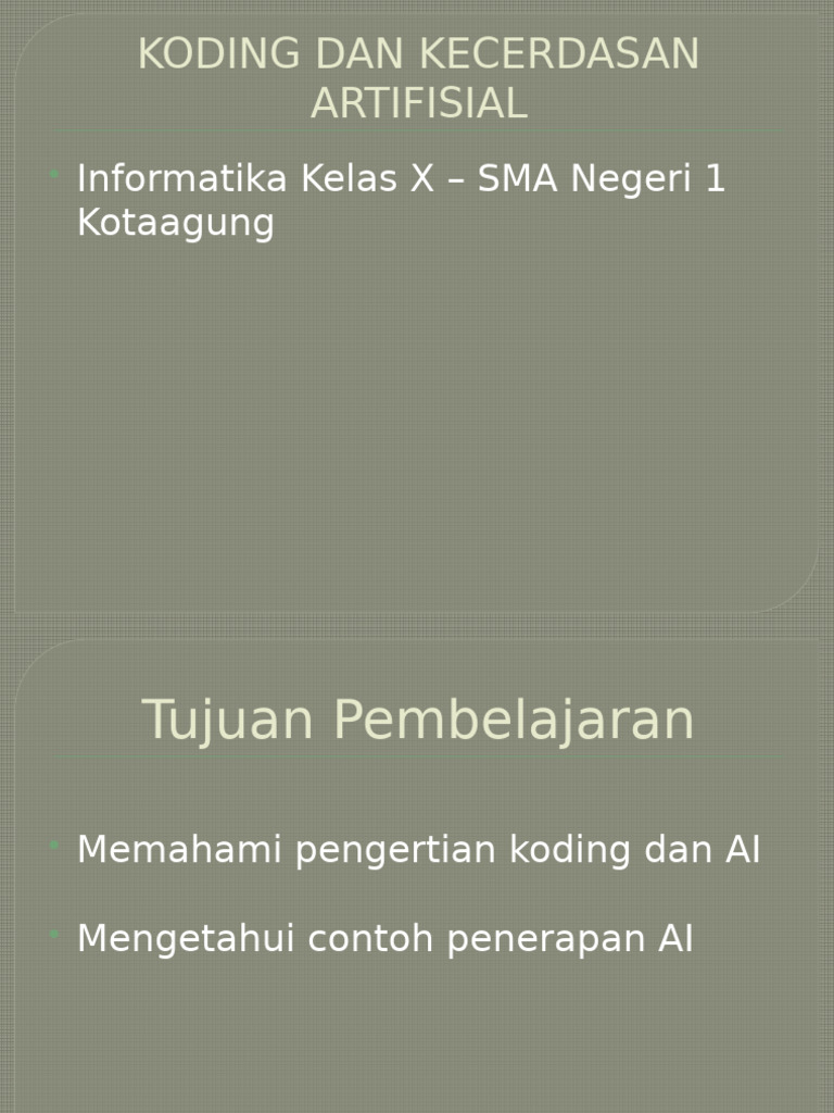 Koding Dan AI Video | PDF