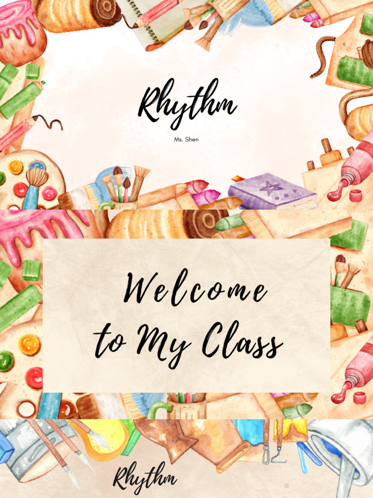 Lesson Rhythmic Design | PDF