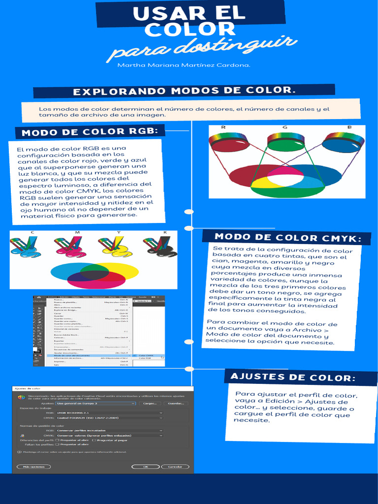 Modos de Color: RGB vs CMYK | PDF | Color | Gráficos de computadora