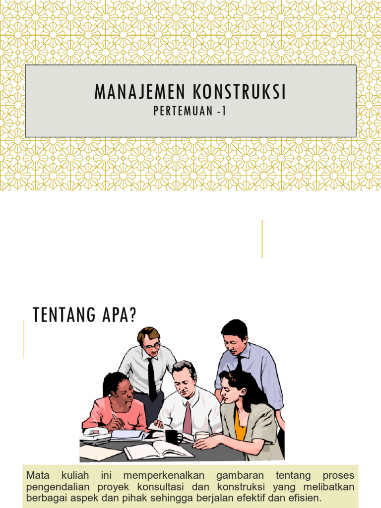 Pertemuan 1 Pengantar Mankon | PDF