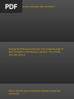 Amines PYQ | PDF | Amine | Organic Chemistry