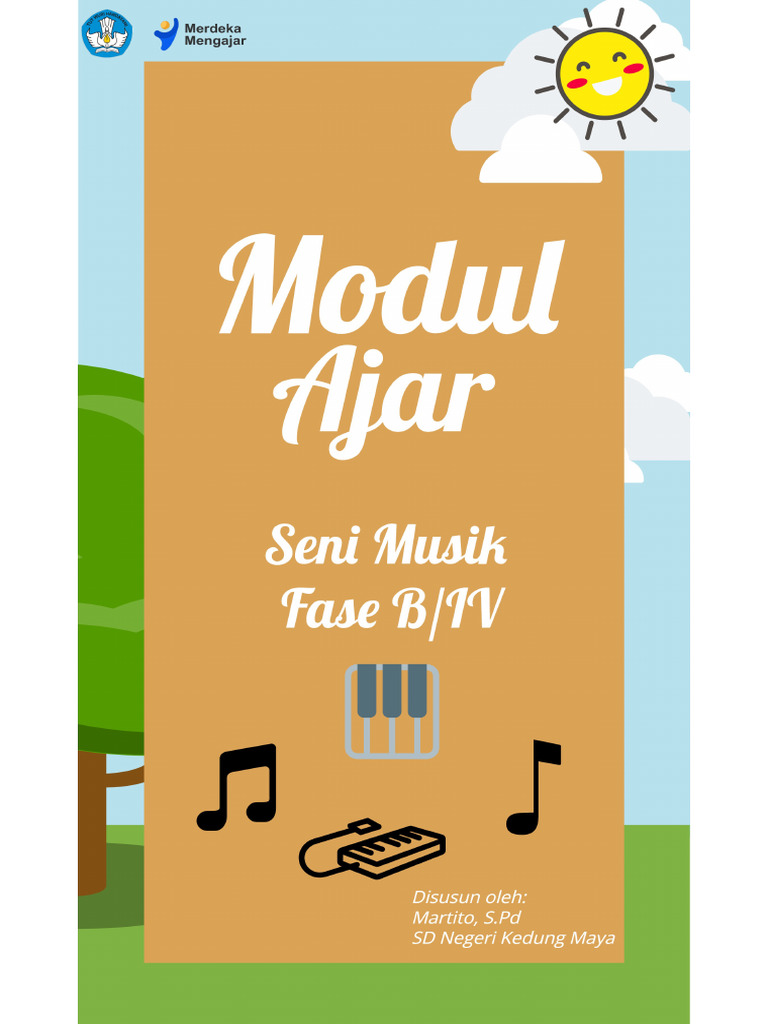 Modul Ajar Seni Musik - Mengenal Notasi Angka Pada Lagu - Fase B | PDF