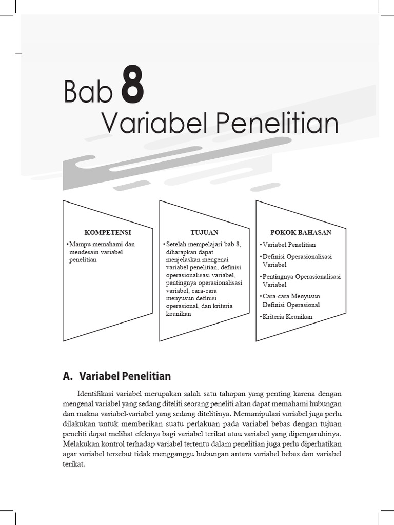 Memahami Variabel dalam Penelitian | PDF