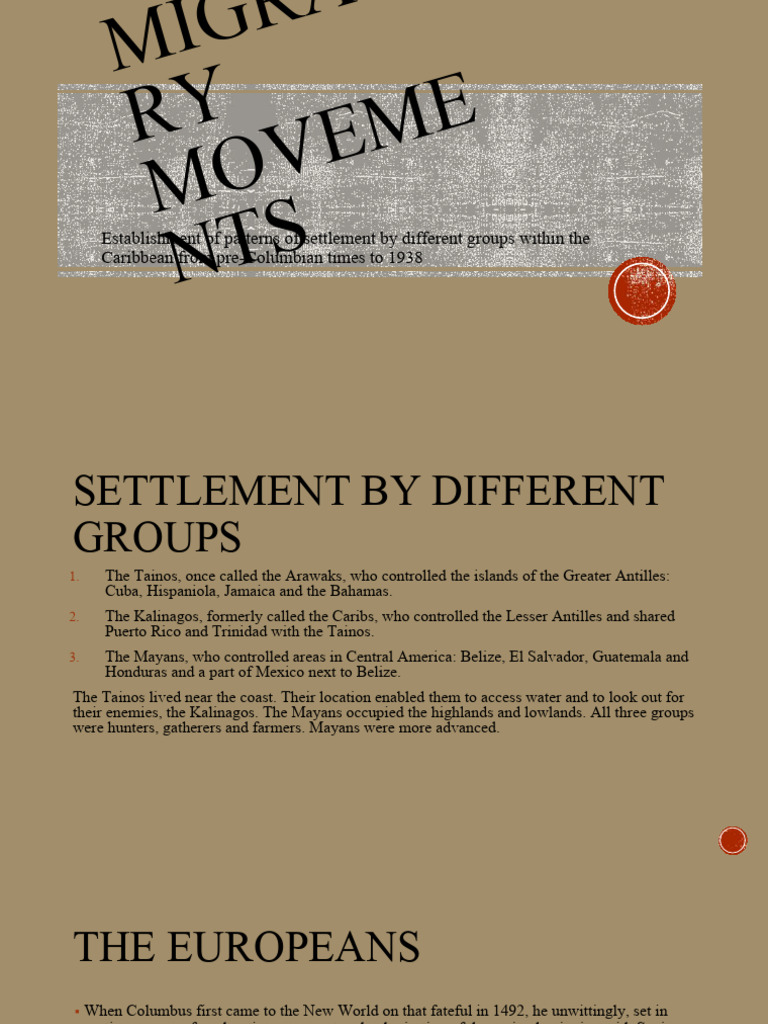 Migratory Movements CAPE | PDF | Abolitionism | Slavery