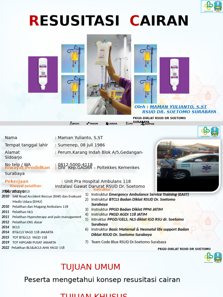 Resusitasi Cairan | PDF