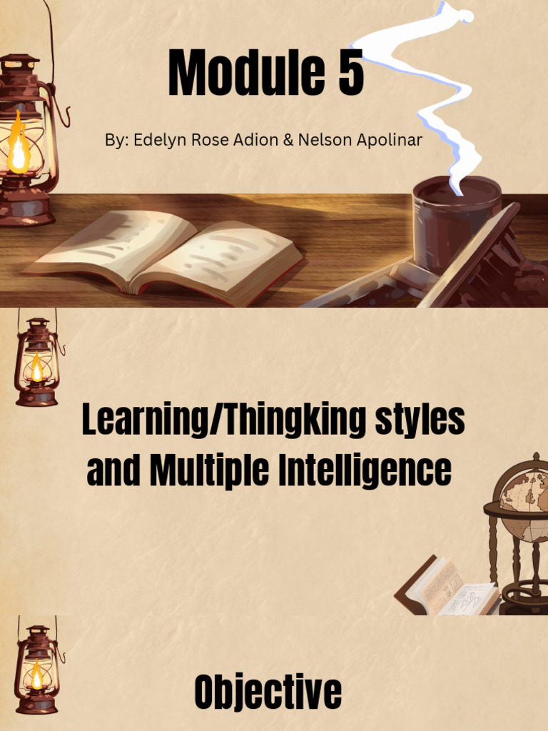 Learning Styles and Multiple Intelligences | PDF | Learning | Thought