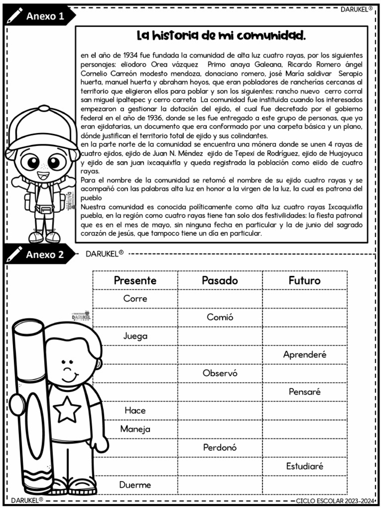 4°? S1 Anexos Del Docente 2023-2024-2 | PDF