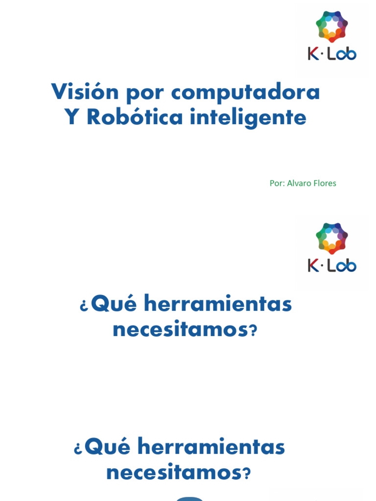 Mi Primer Robot Que Puede Ver y Hablar | PDF | Python (lenguaje de ...
