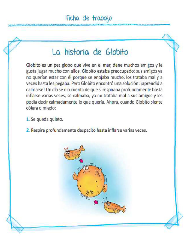 Ficha - Globito, El Pez Que Se Infla | PDF