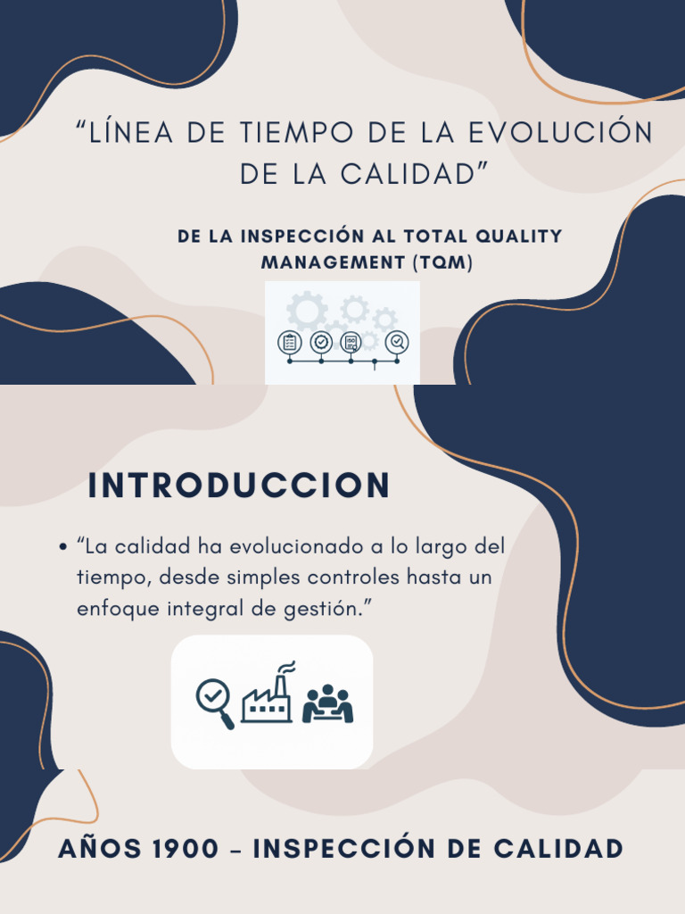 Línea de Tiempo de La Evolución de La Calidad | PDF