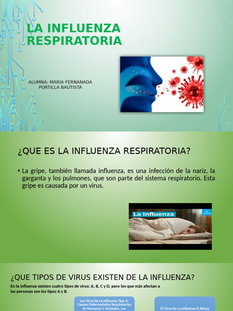 Guía Completa sobre la Influenza Respiratoria | PDF | Influenza | Virus