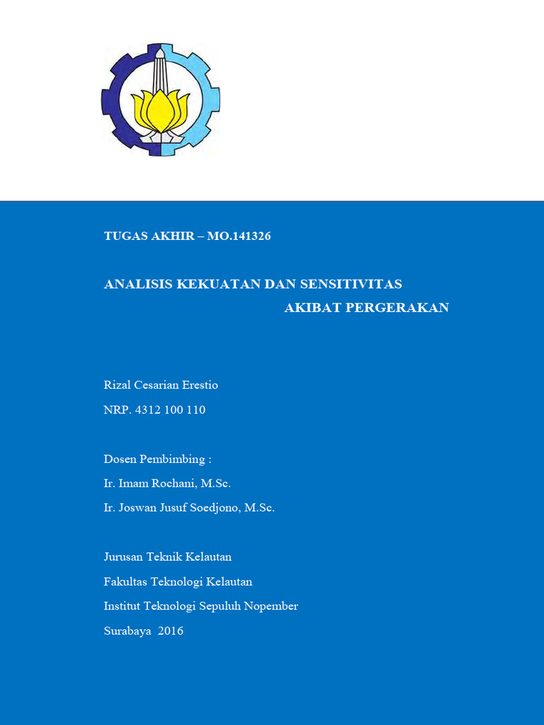 Analisa Kekuatan Dan Sensitivitas Steel Catenary Riser (SCR) | PDF