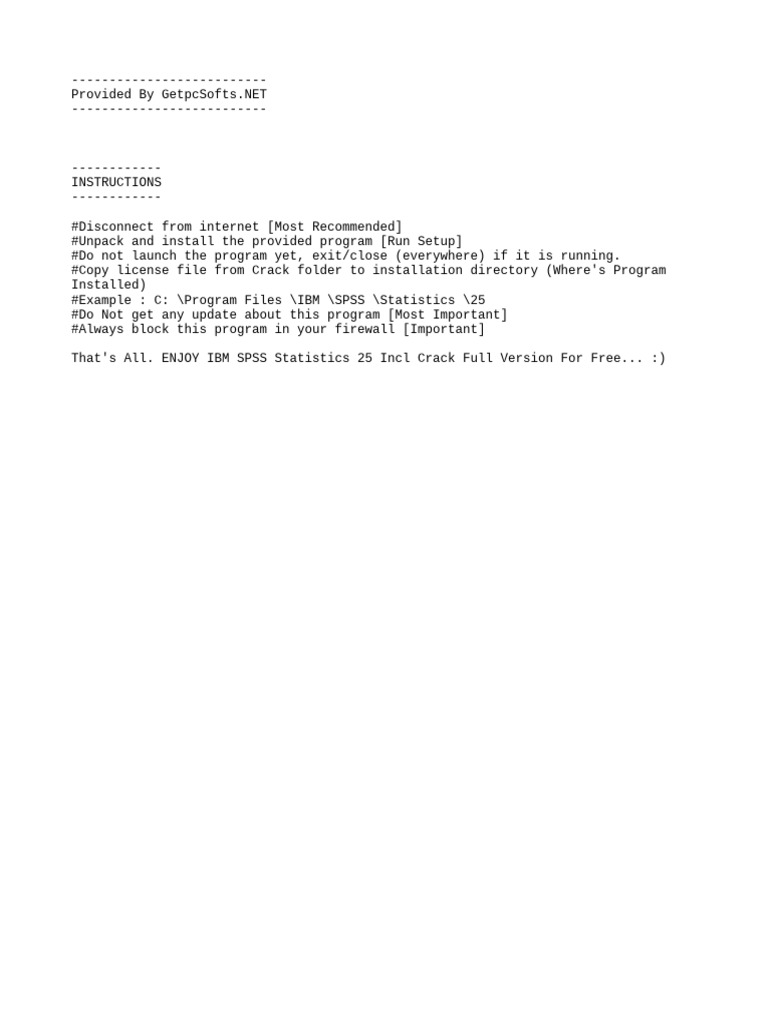 Instructions (Read Me First) | PDF