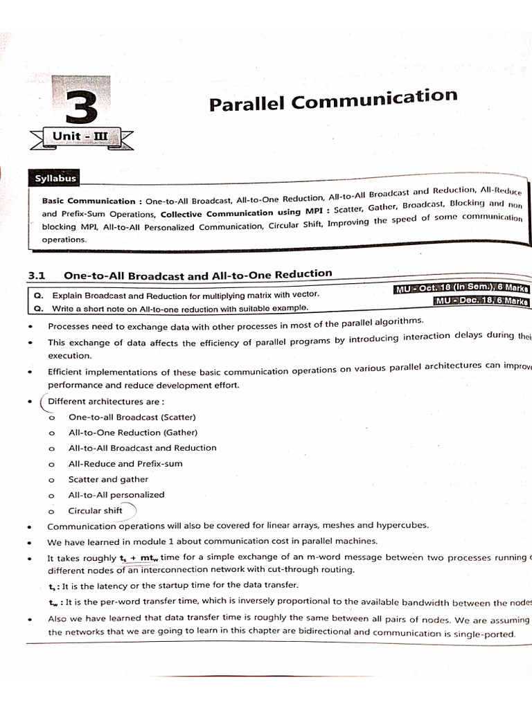 HPC Unit 3 | PDF
