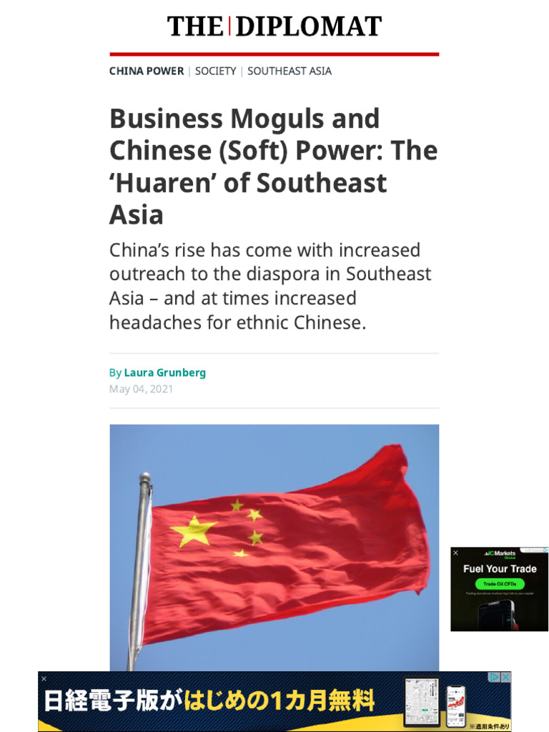 Business Moguls and Chinese (Soft) Power - The Huaren' of Southeast ...