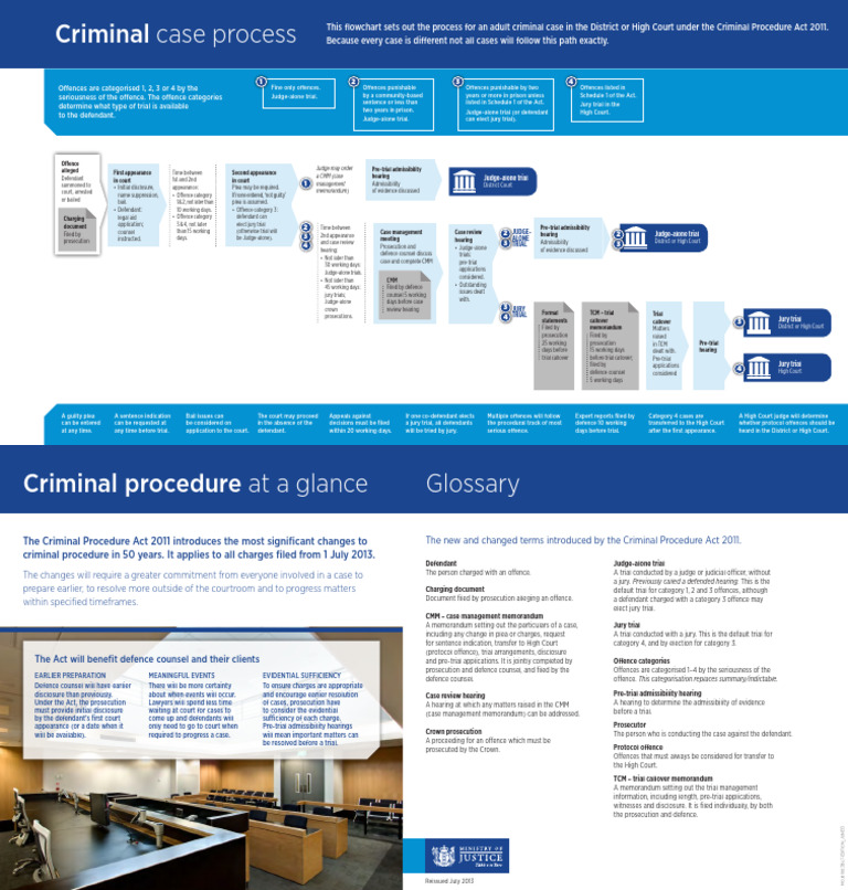 Criminal Procedure Flow Chart | PDF | Prosecutor | Criminal Procedure ...