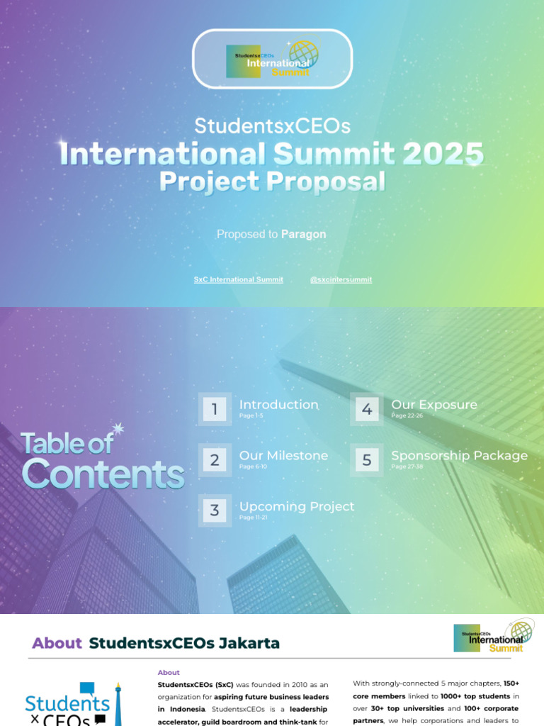 SxC International Summit 2025 Overview | PDF | Innovation ...
