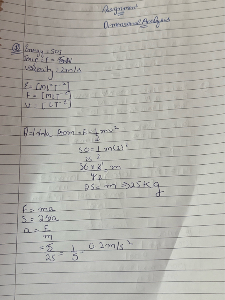 Assignment Physics Ch-1 | PDF