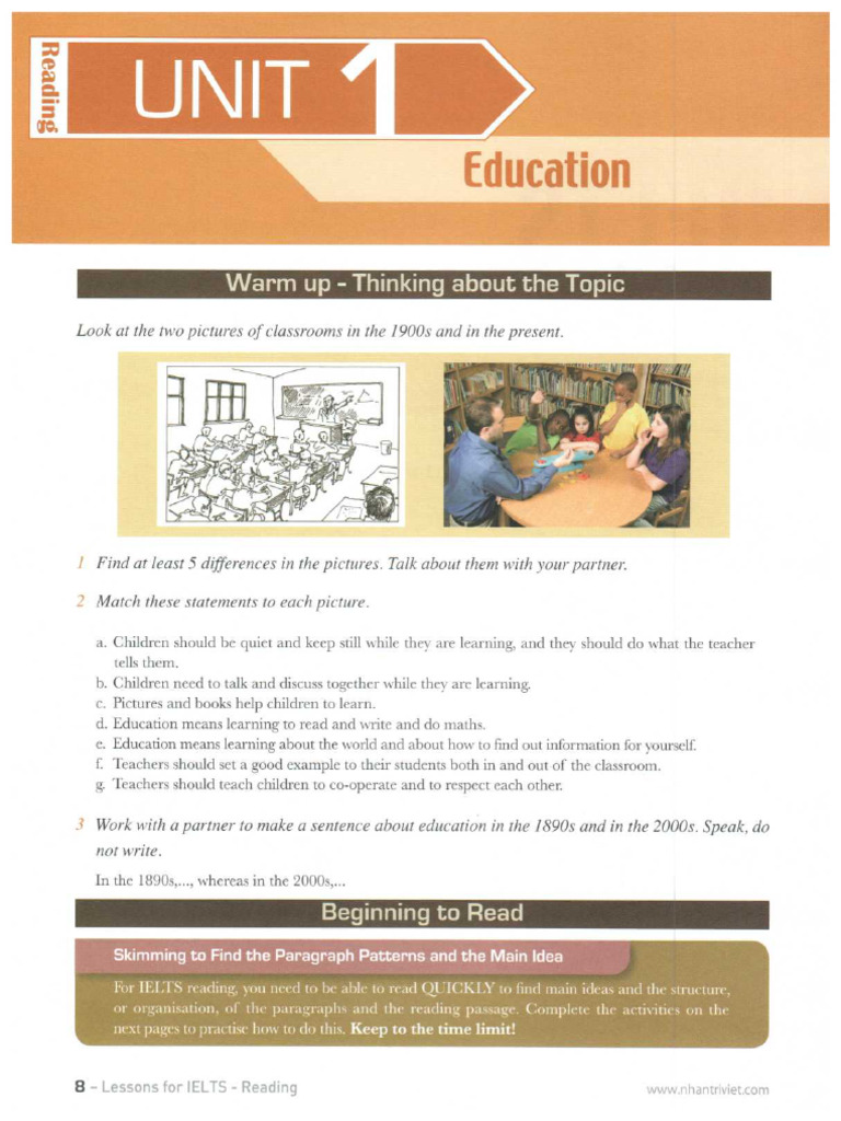 Reading Lesson 1 | PDF