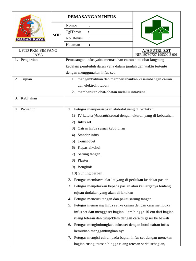 SOP Alur Pelayanan UGD | PDF