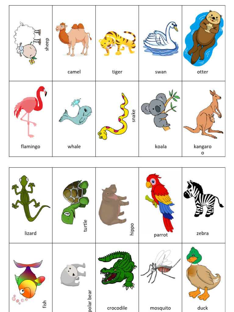 Animal Memory Game Flashcards Fun Activities Games Games 104825.Pptx 3 ...