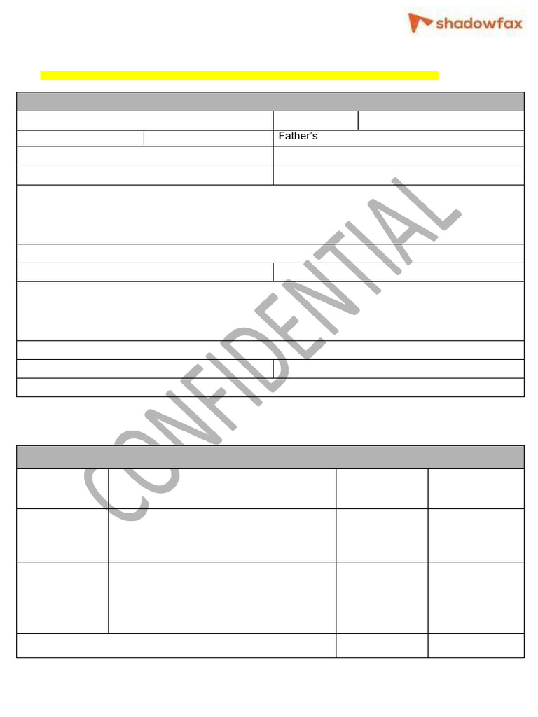 Background Verification Form Guide | PDF | Authentication | Background ...