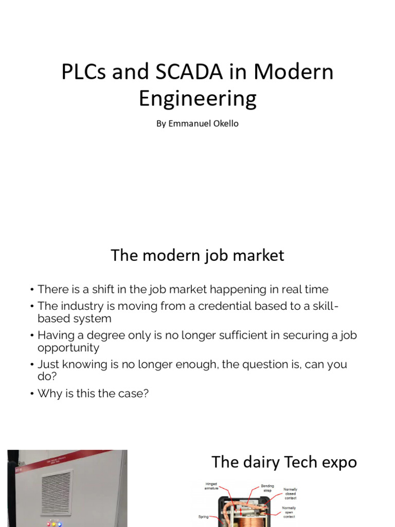 PLCS and SCADA Systems in Modern Engineering-1 | PDF | Programmable ...