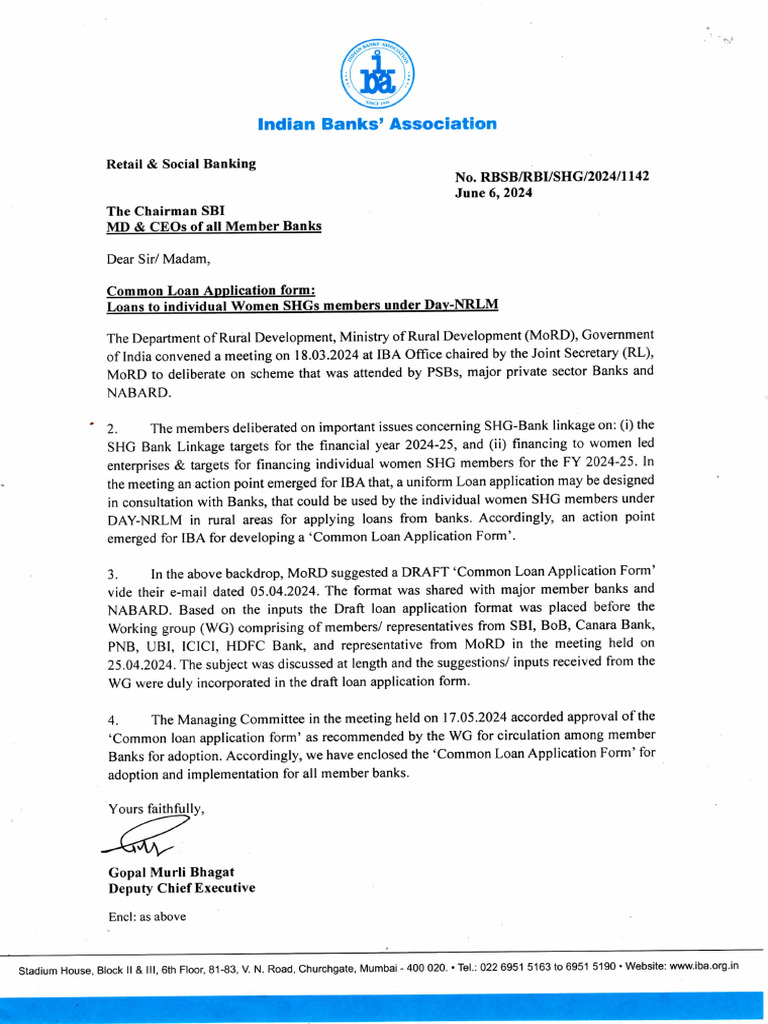 Common Loan Application Form For Individual Members | PDF | Identity Document | Business