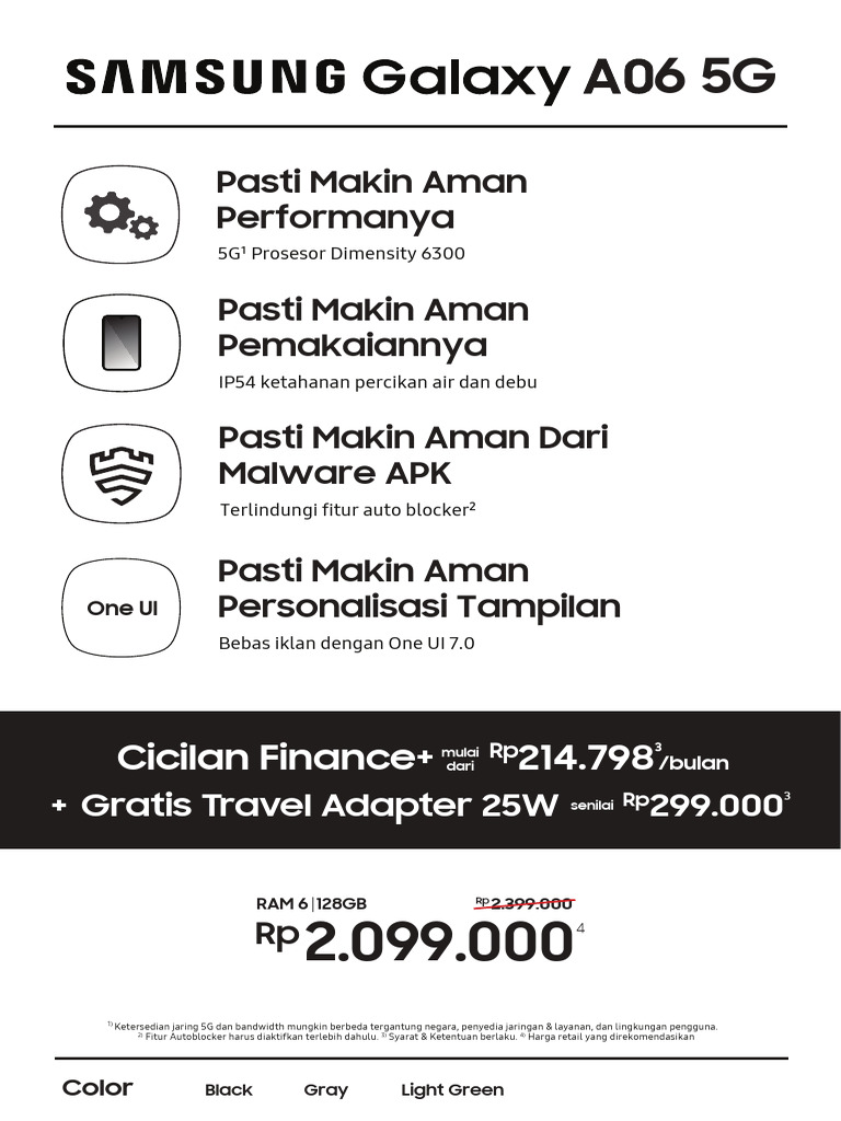 Spec Card_A06_5G (1) | PDF