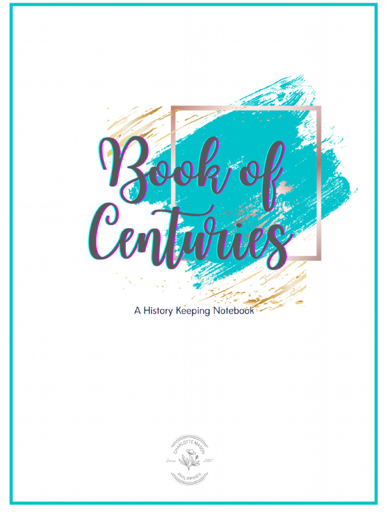 Charlotte Mason Philippines Book of Centuries FREE Printable | PDF ...